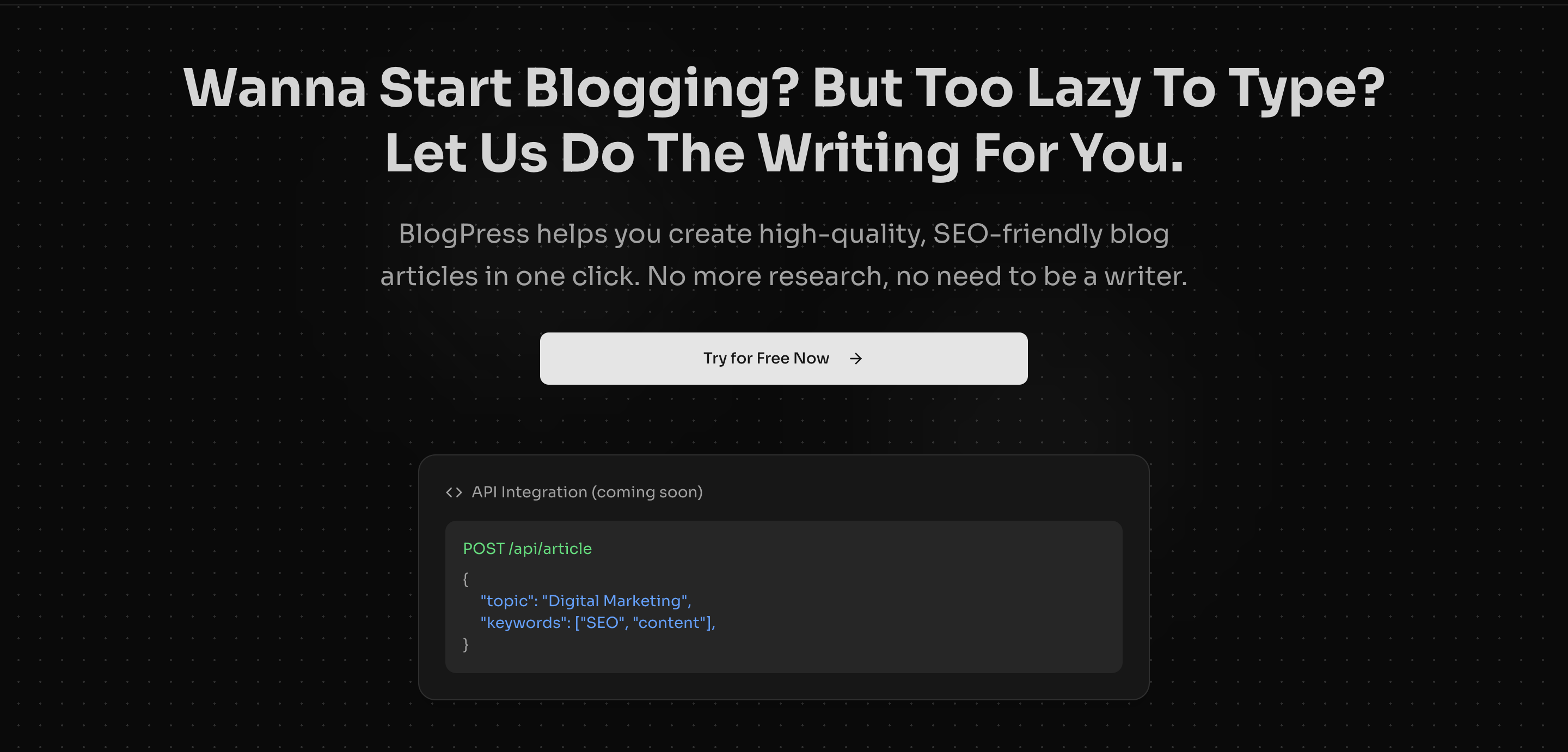 Start a Blog Without Writing